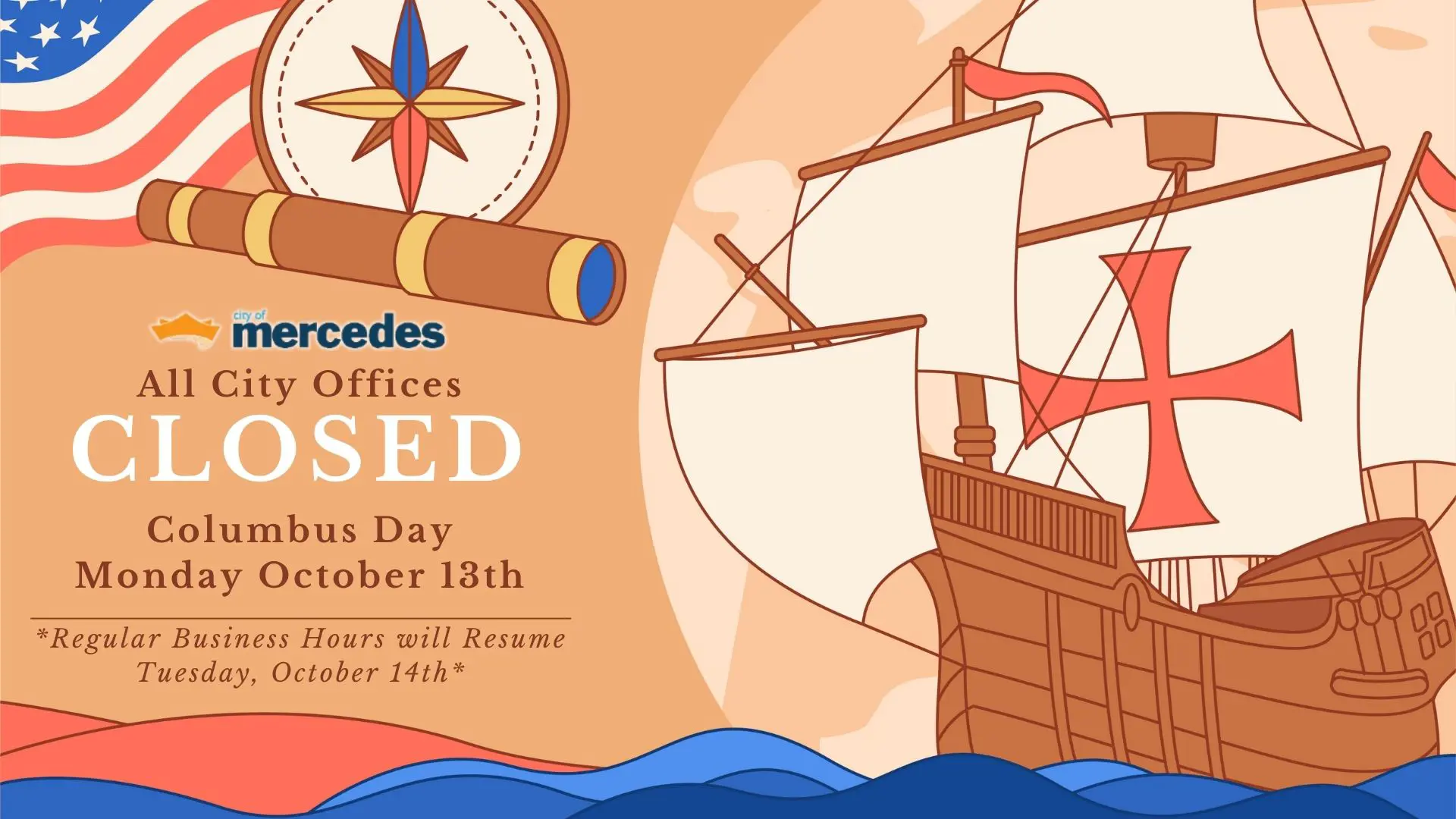 Columbus Day Office Closure | City of Mercedes